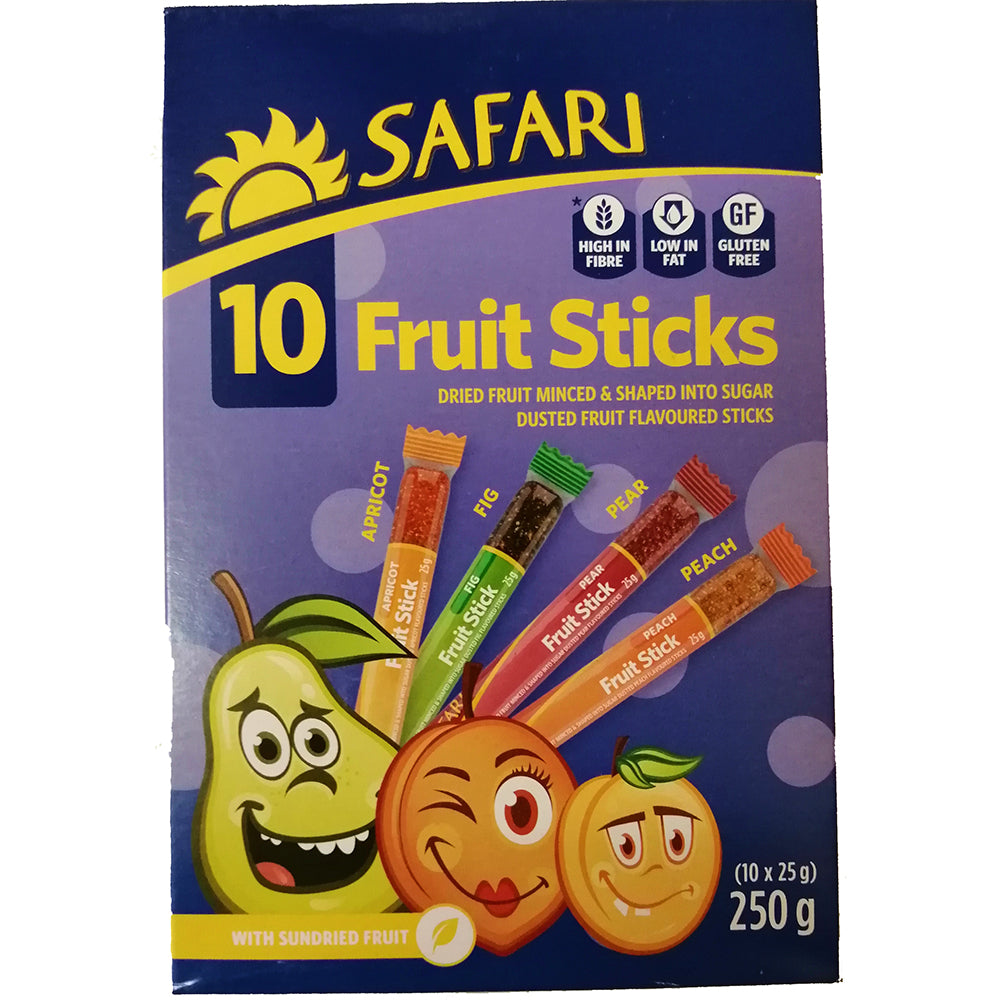 Safari Funky Fruit Sticks (10) | Biltong Direct