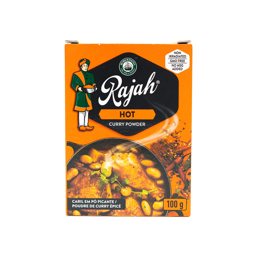 Rajah Curry Powder Hot 100g Box | Biltong Direct