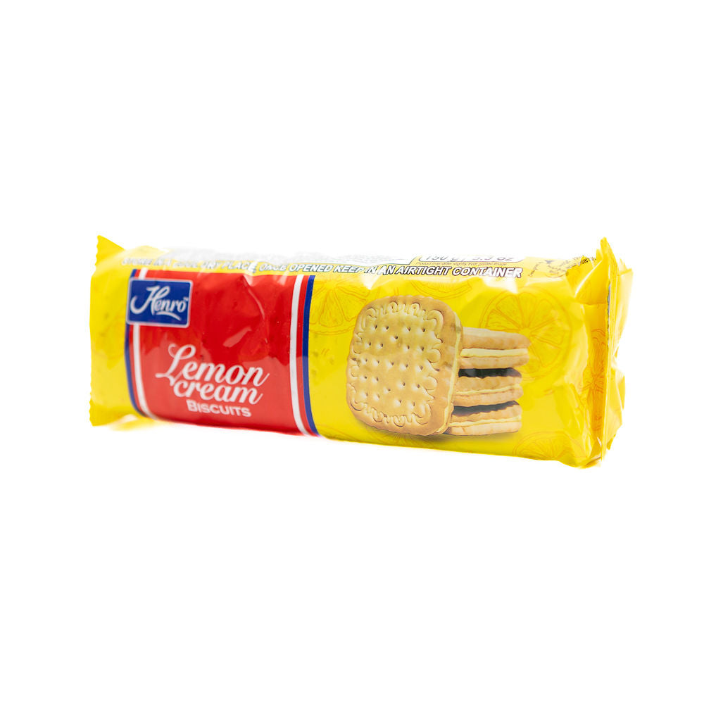Henro Lemon Cream Biscuits 150g | Biltong Direct